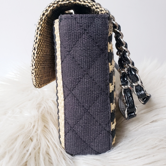 CHANEL | Bags | Chanel Raffia Patent Reissue Flap Bag | Poshmark